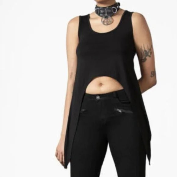Killstar | Tops | Killstar Furor Black Crop Top | Poshmark